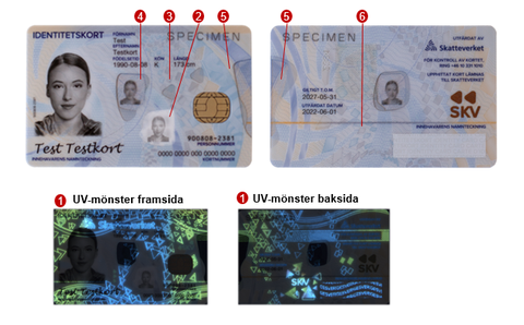 Kontrollera någon annans id-kort | Skatteverket