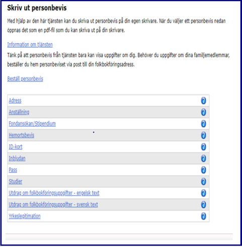 How to use our e-service Print out a population registration ...