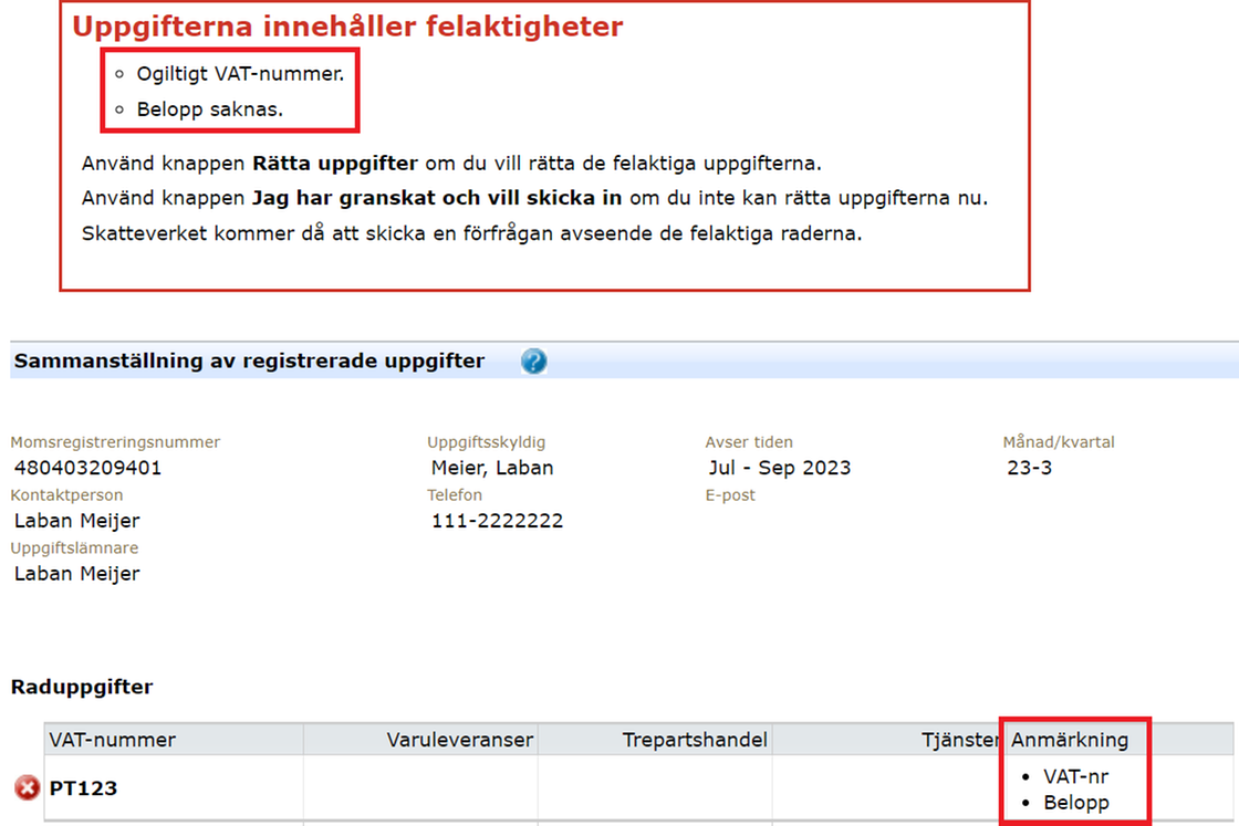 User guide for e-service for EC Sales List (recapitulative statement ...